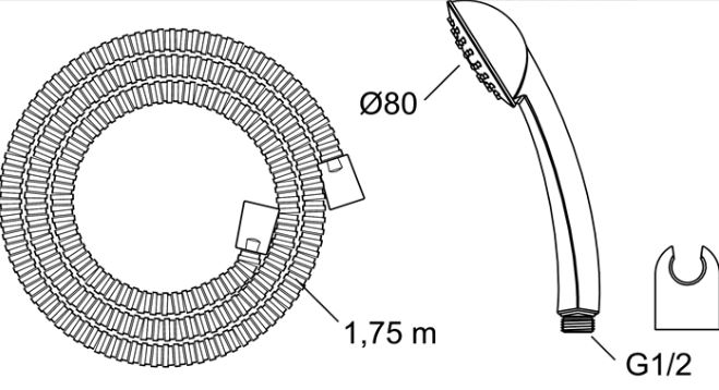 Köp FM Mattsson 9000E Duschset - VVS home.se