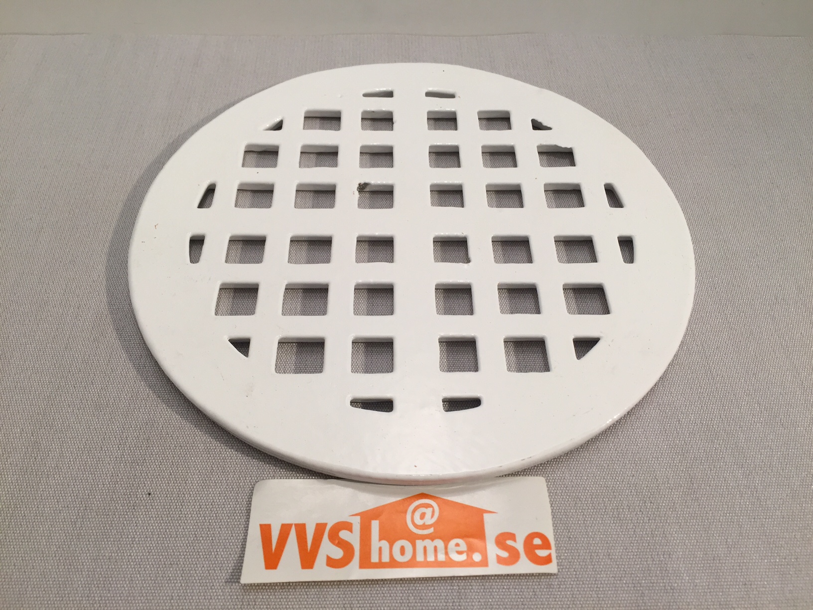 Köp Golvbrunnssil utan urtag Ø166 mm Vit - VVS home.se