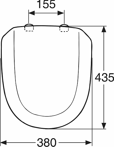 Köp IDO Trevi Wc-sits mjukplast Vit - VVS home.se